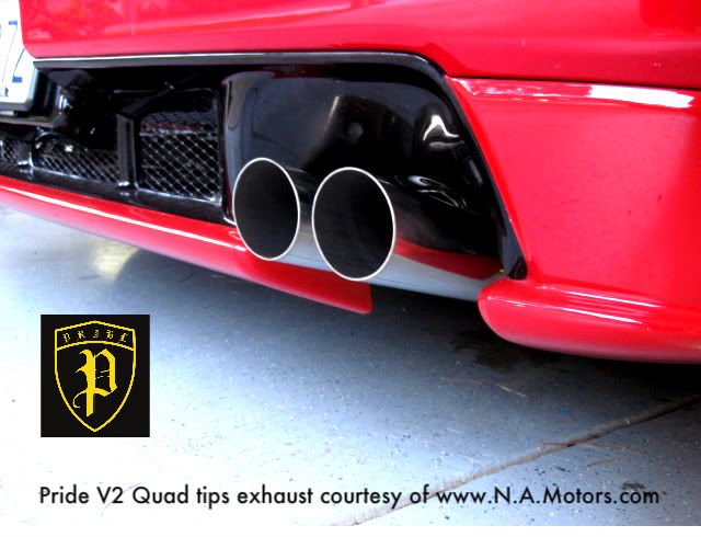Exhaust - PRIDE V2 Quad tips Exhaust (dented muffler) | NSX Prime
