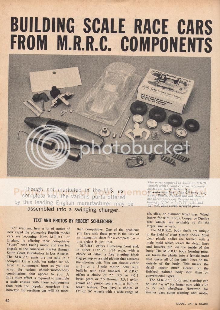 Building Cars from MRRC Component's. | SlotForum