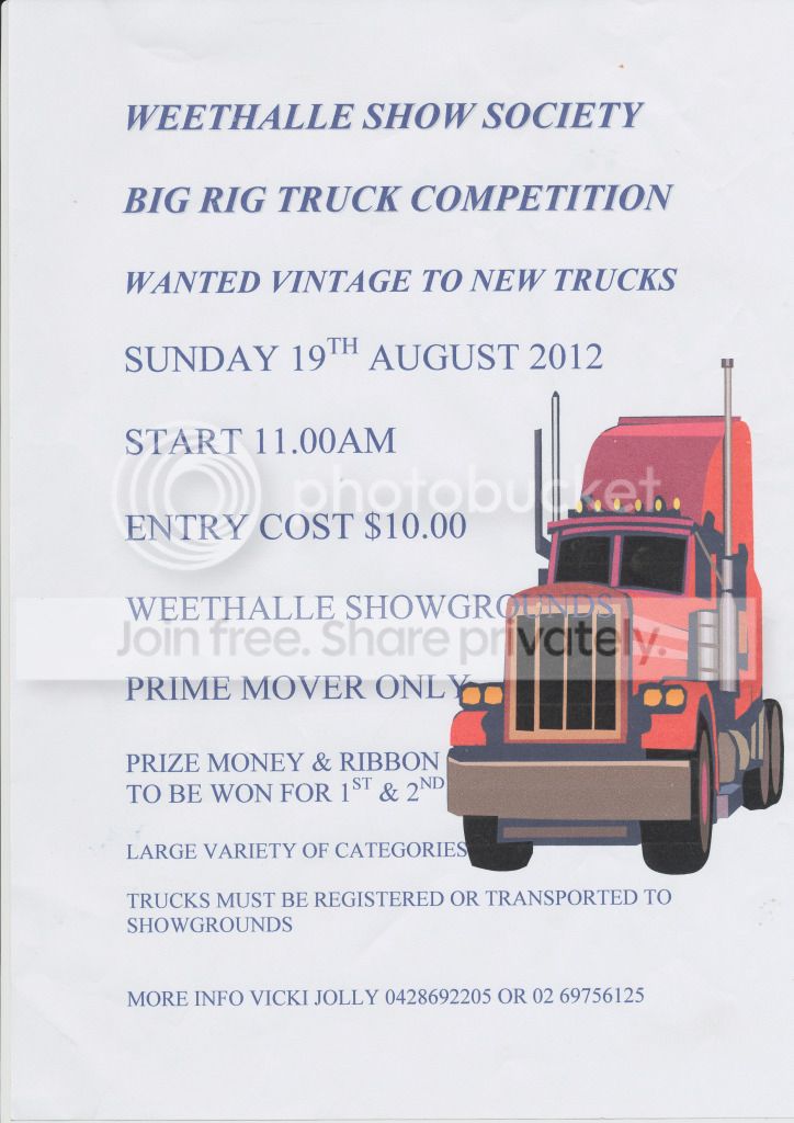 WEETHALLE TRUCK SHOW 19th August - Forum - Historic Commercial Vehicle ...