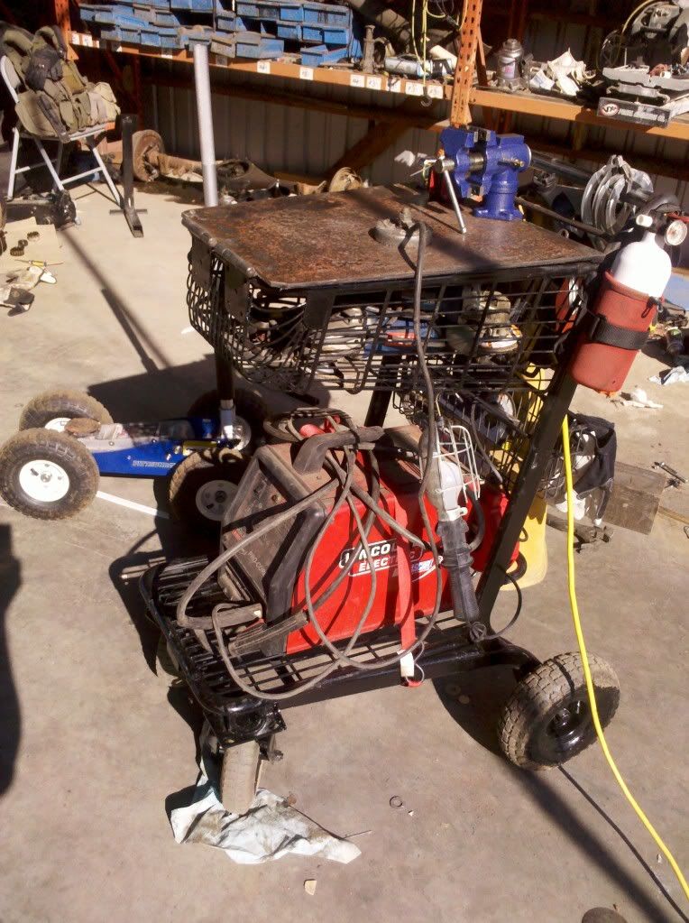 My welding cart...literally a cart | Pirate 4x4