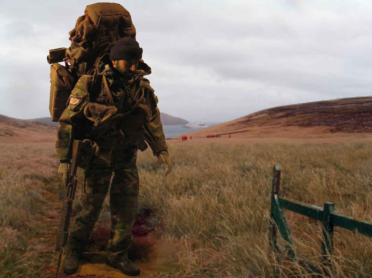 Cold War (Post WW2 to 1990) SAS Trooper - Falklands 1982 (adjustments ...