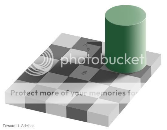 FARK.com: (6487685) The checkerboard shading illusion in real life. It ...