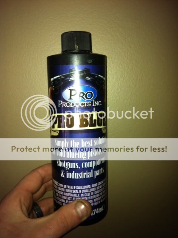 "Pro Blue" cold bluing. Need to find some. > General Discussion > AR15.COM